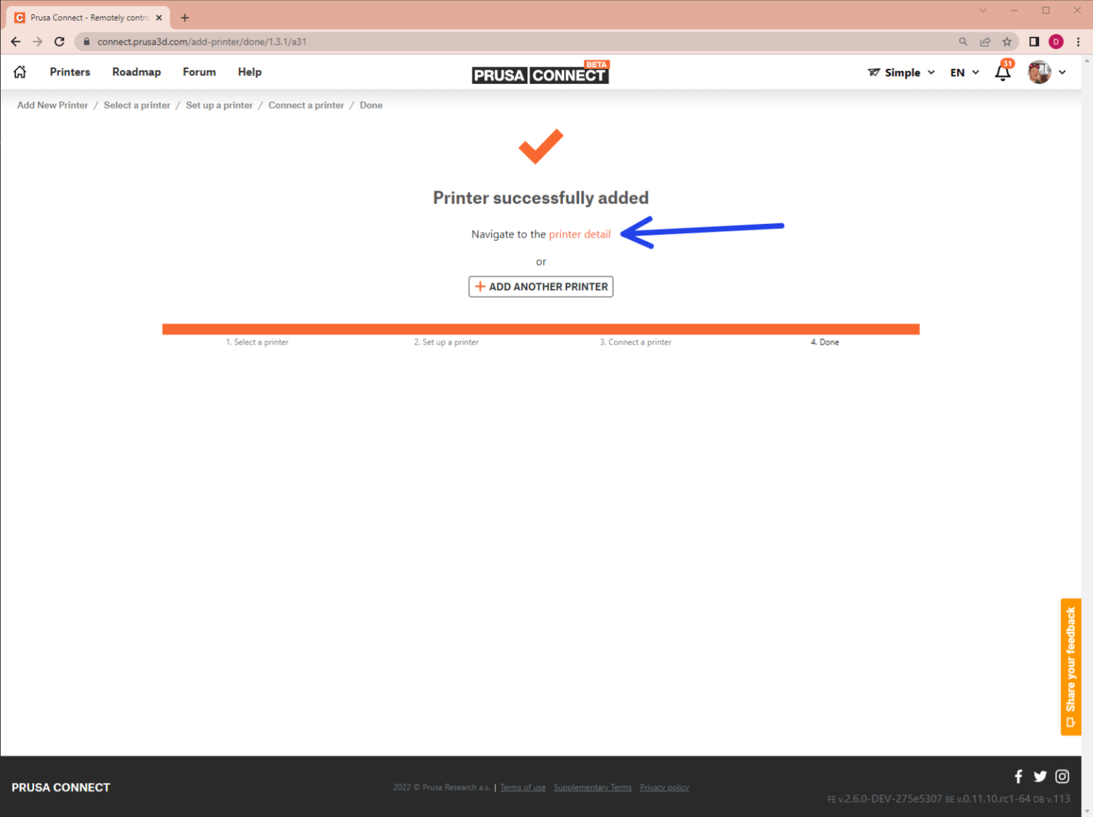 Configuration de PrusaLink et Prusa Connect (MK3/S/+) | Prusa Knowledge Base