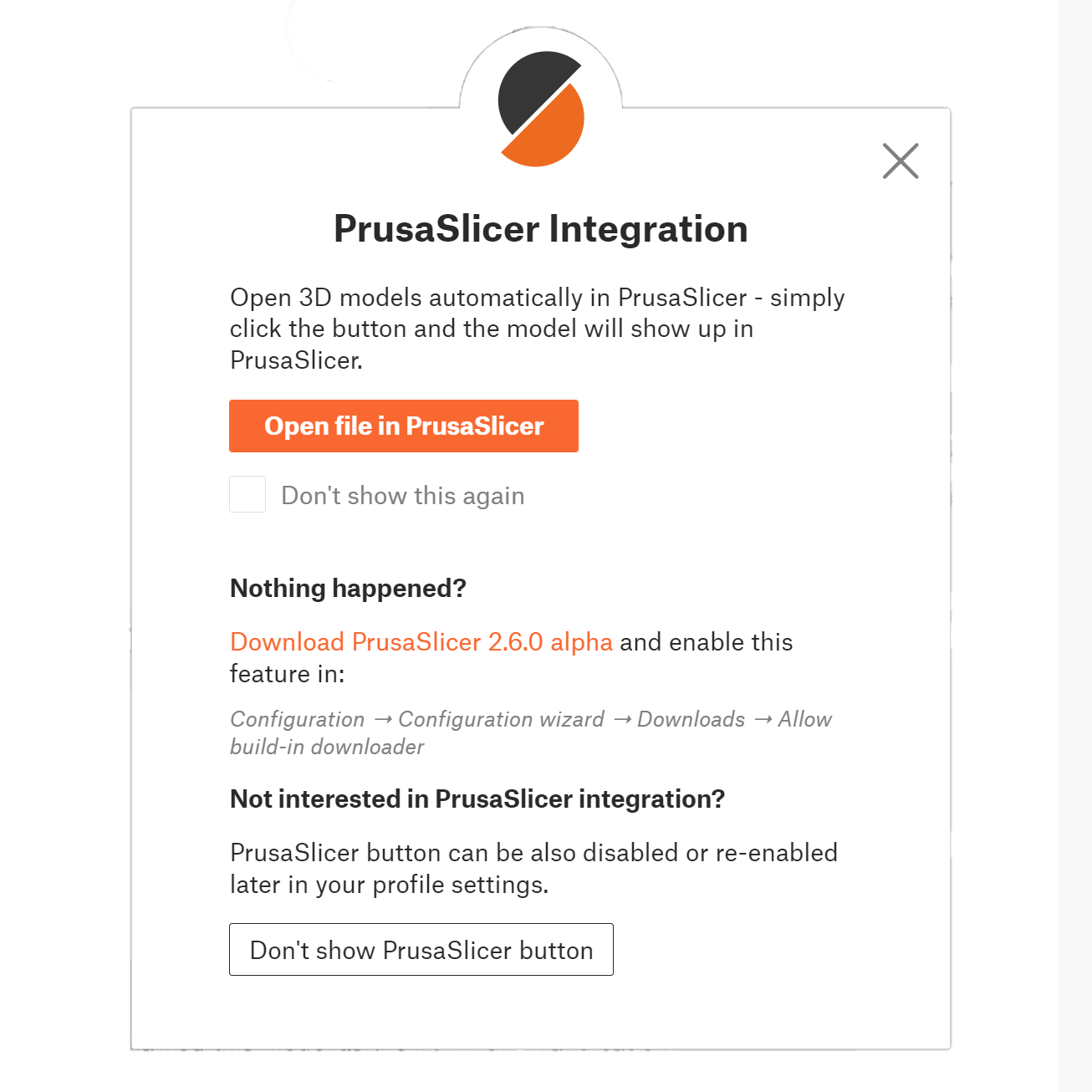 PrusaSlicer - Printables.com integration | Prusa Knowledge Base