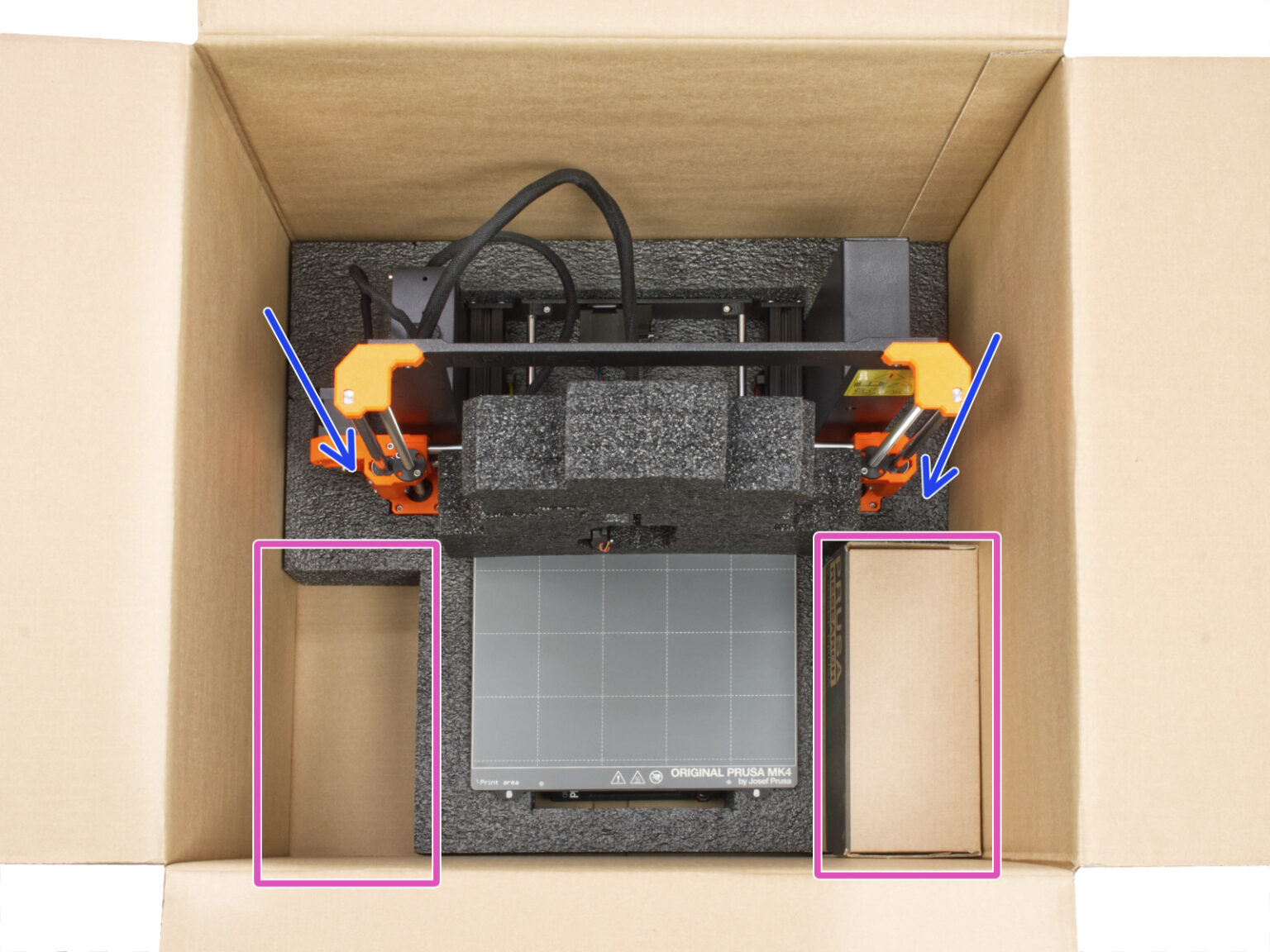 Packing the Original Prusa MK4 for return - Original Packing Material ...