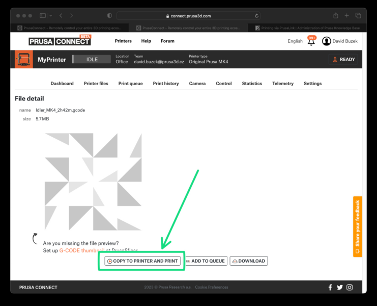 Adding the printer to Prusa Connect (XL) | Prusa Knowledge Base