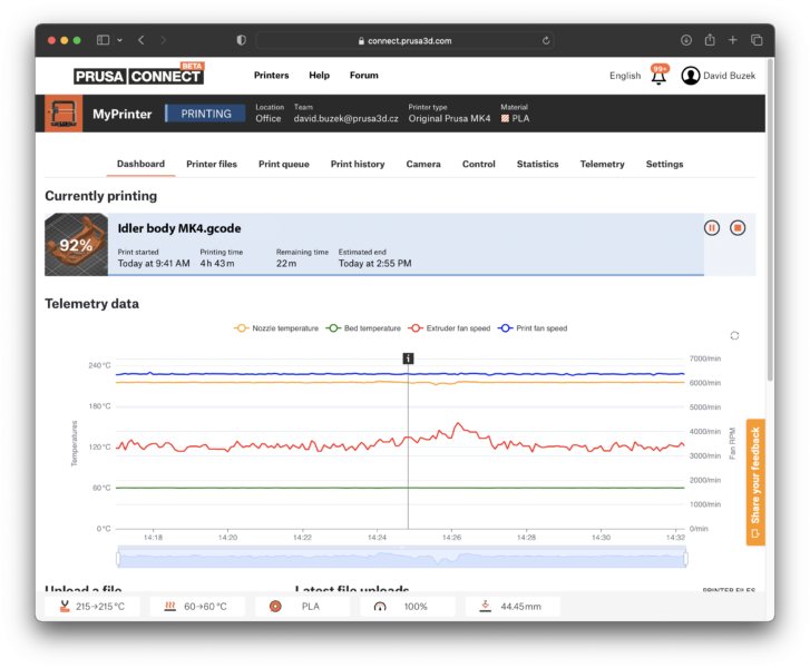 Sending files from PrusaSlicer to PrusaLink | Prusa Knowledge Base
