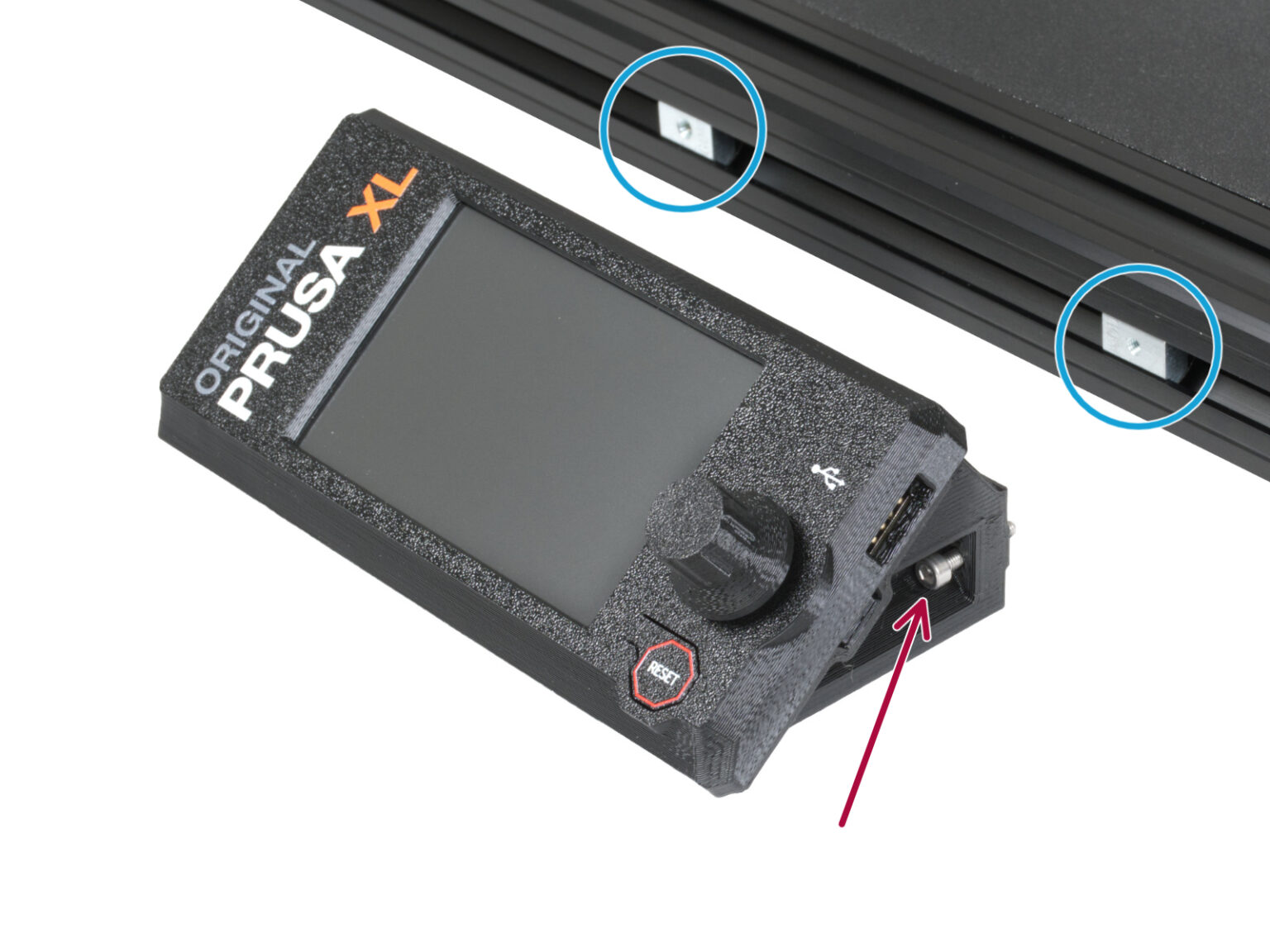 How to change xLCD and xLCD cable (XL single-tool) | Prusa Knowledge Base