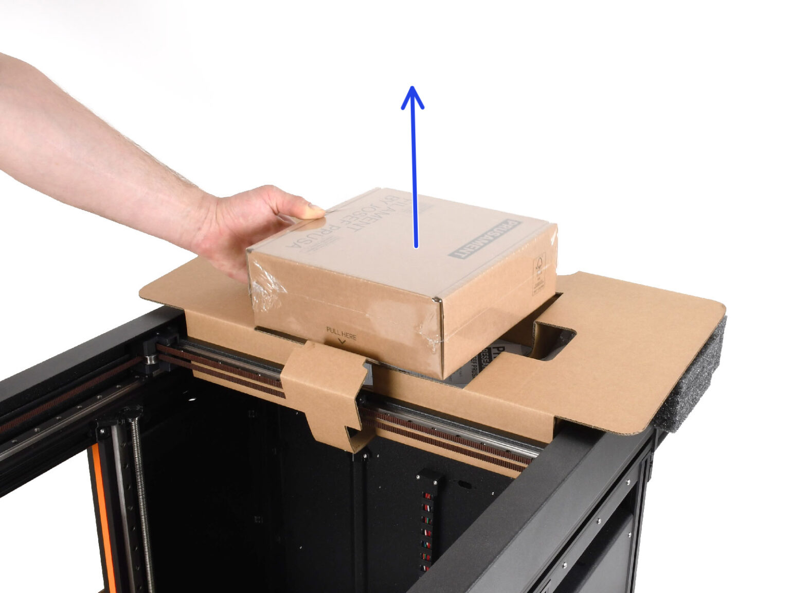 2B. Printer Unboxing | Prusa Knowledge Base