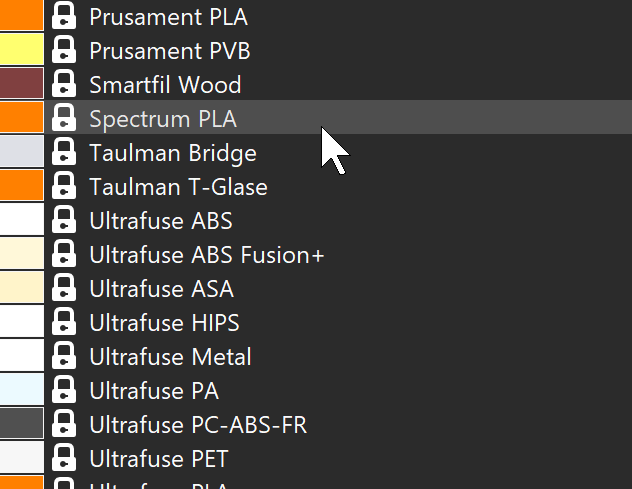 Template filaments | Prusa Knowledge Base