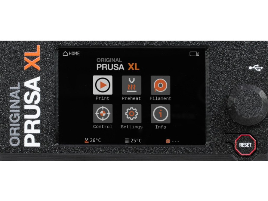 LCD menu (XL Single Tool) | Prusa Knowledge Base