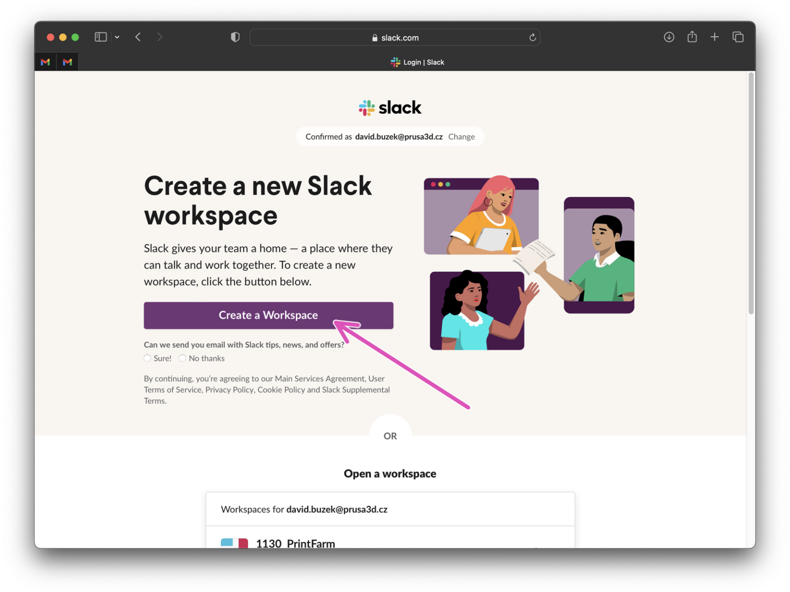 Prusa Connect - Slack notifications setup | Prusa Knowledge Base