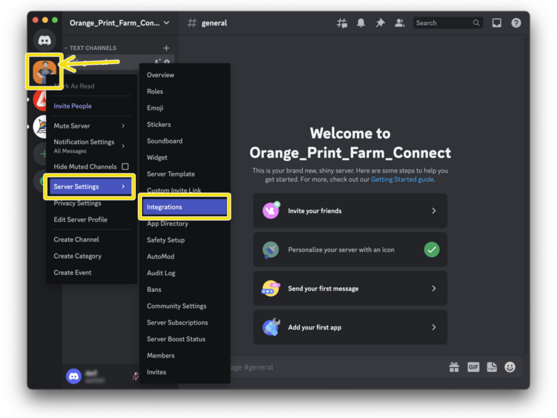 Prusa Connect - Discord notifications setup | Prusa Knowledge Base