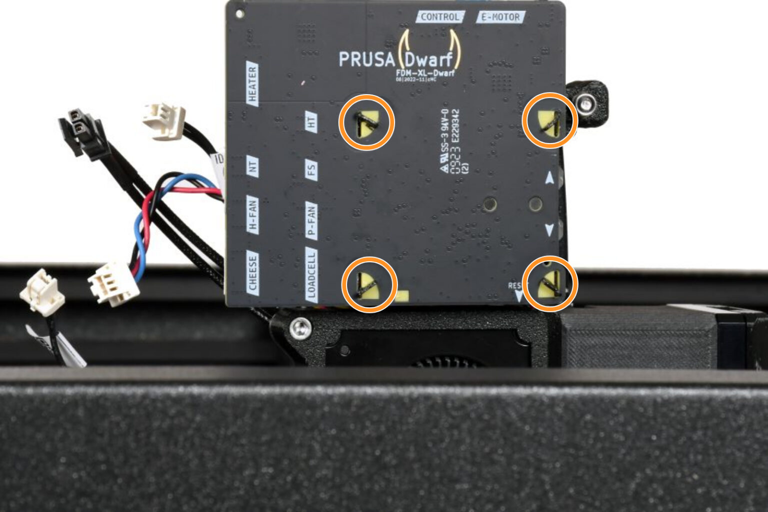 How to replace a Dwarf board (XL single-tool) | Prusa Knowledge Base