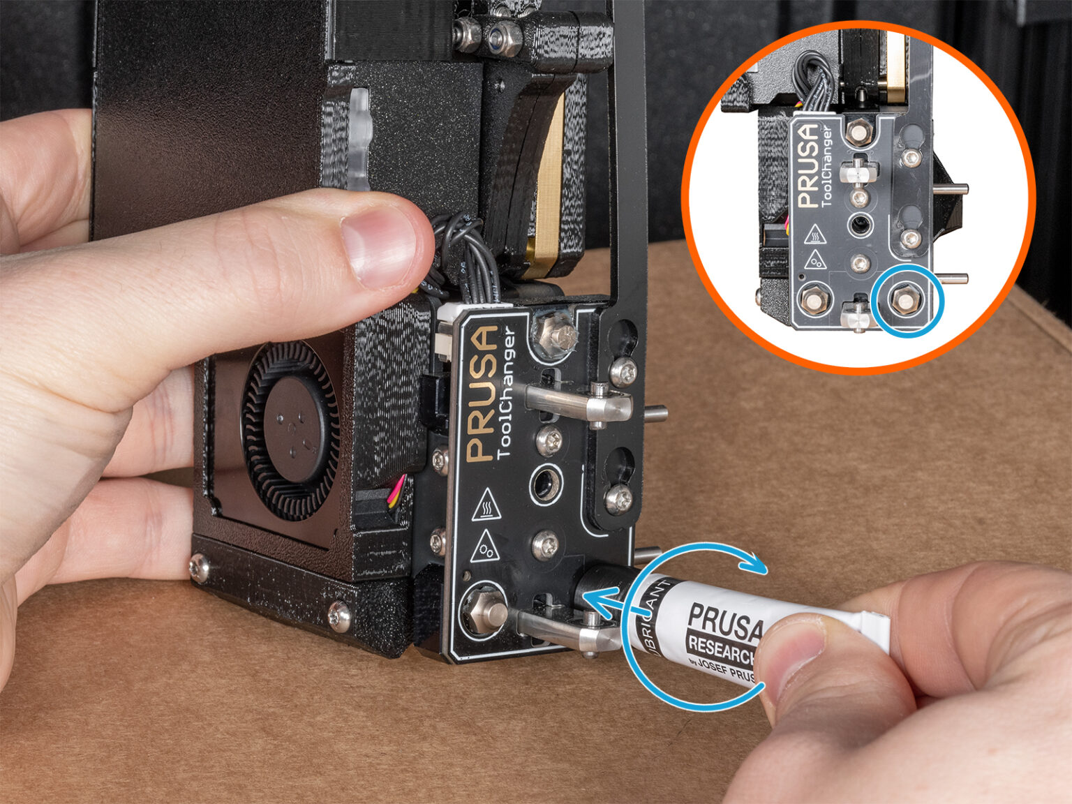 How to lubricate the coupler pins on Original Prusa XL (Multi-Tool ...