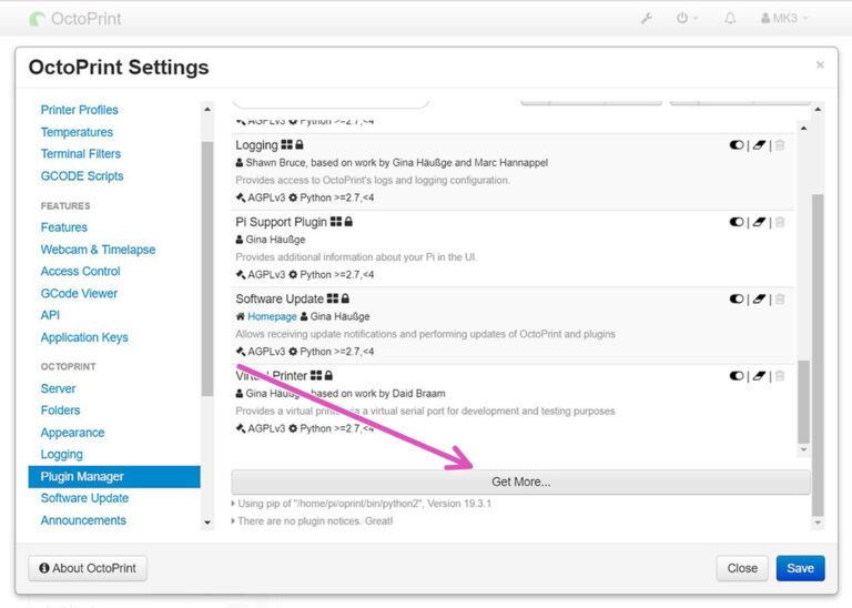 Octoprint - Configuration et installation | Prusa Knowledge Base