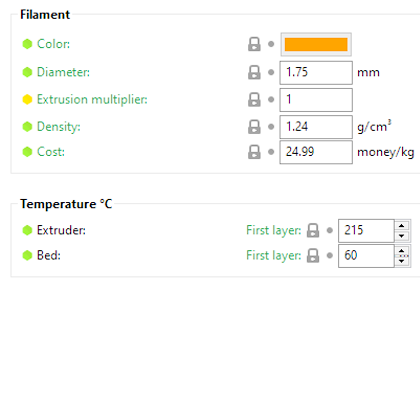 Filament settings | Prusa Knowledge Base