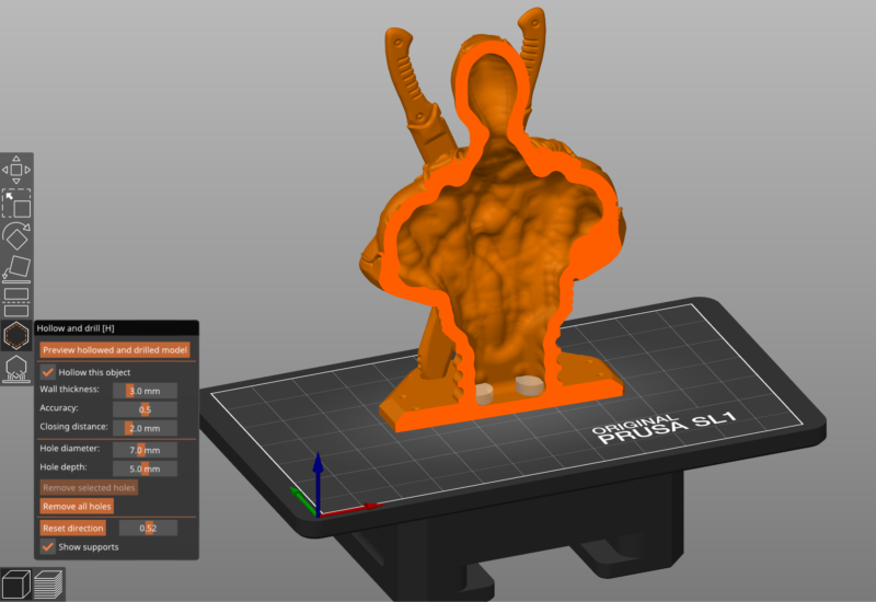 Hollowing | Prusa Knowledge Base
