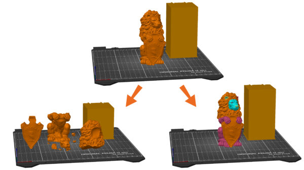 Separar en objetos/piezas | Prusa Knowledge Base